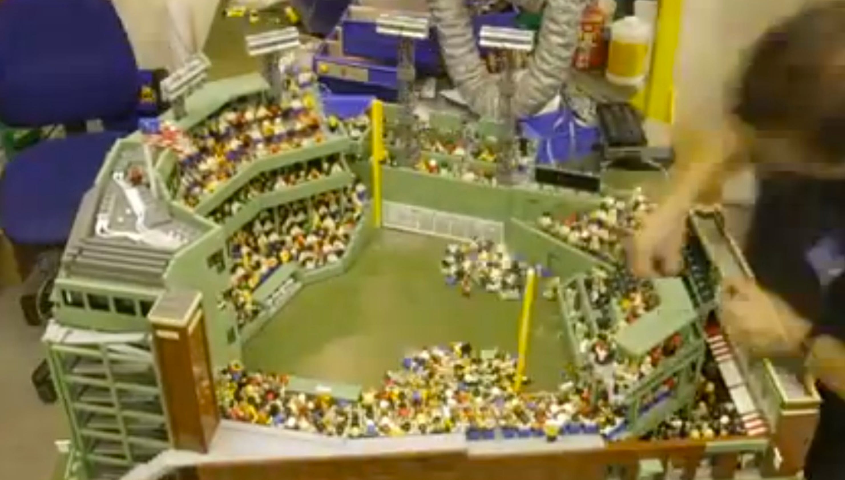 Time-lapse captures Fenway Park built with Legos