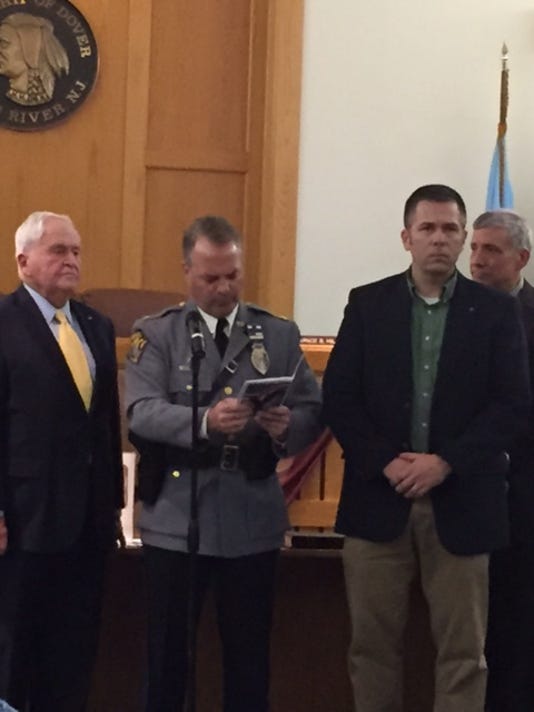 Toms River promotes eight police officers