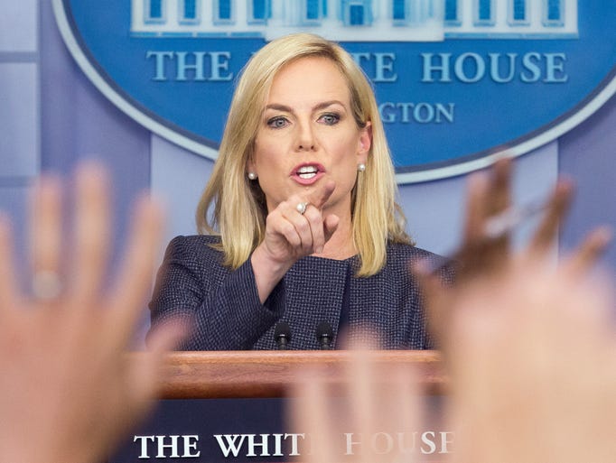 A look at Kirstjen Nielsen, Trump's Homeland Security Secretary