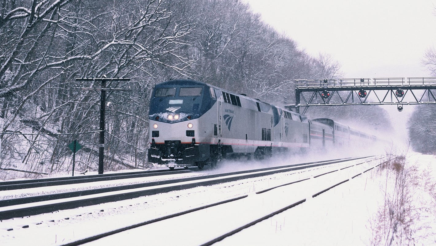 Best Amtrak routes for snow lovers