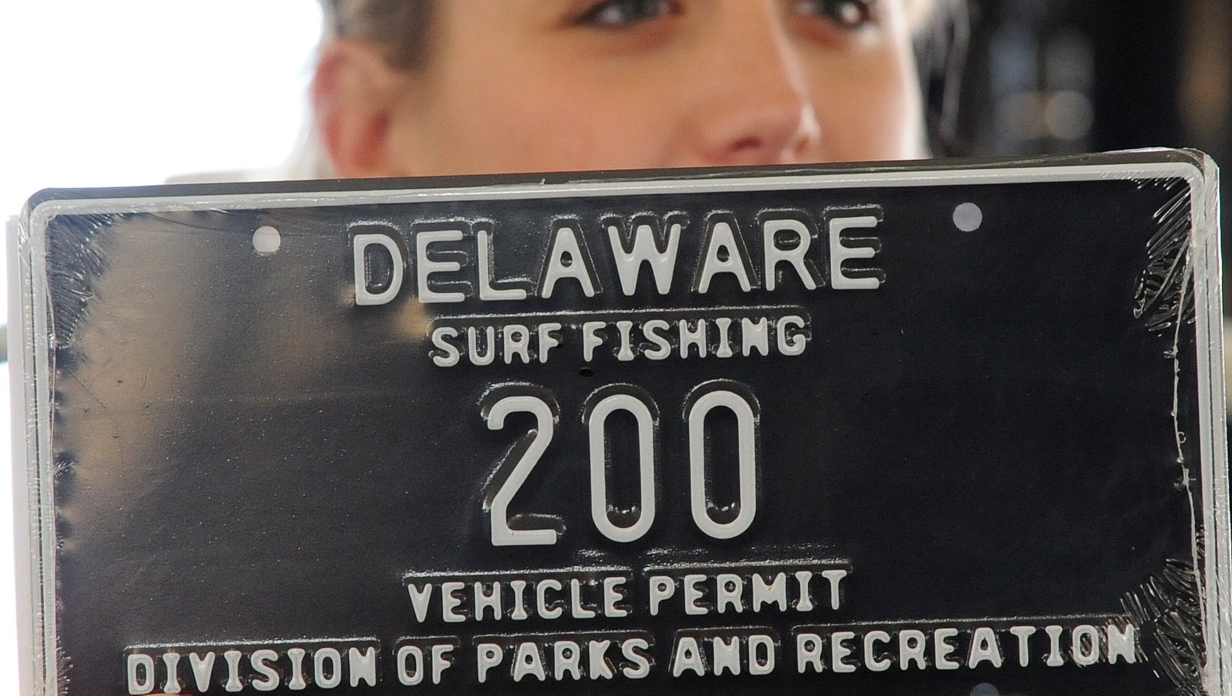 Delaware's auction of low-digit surf-fishing plates starts Monday