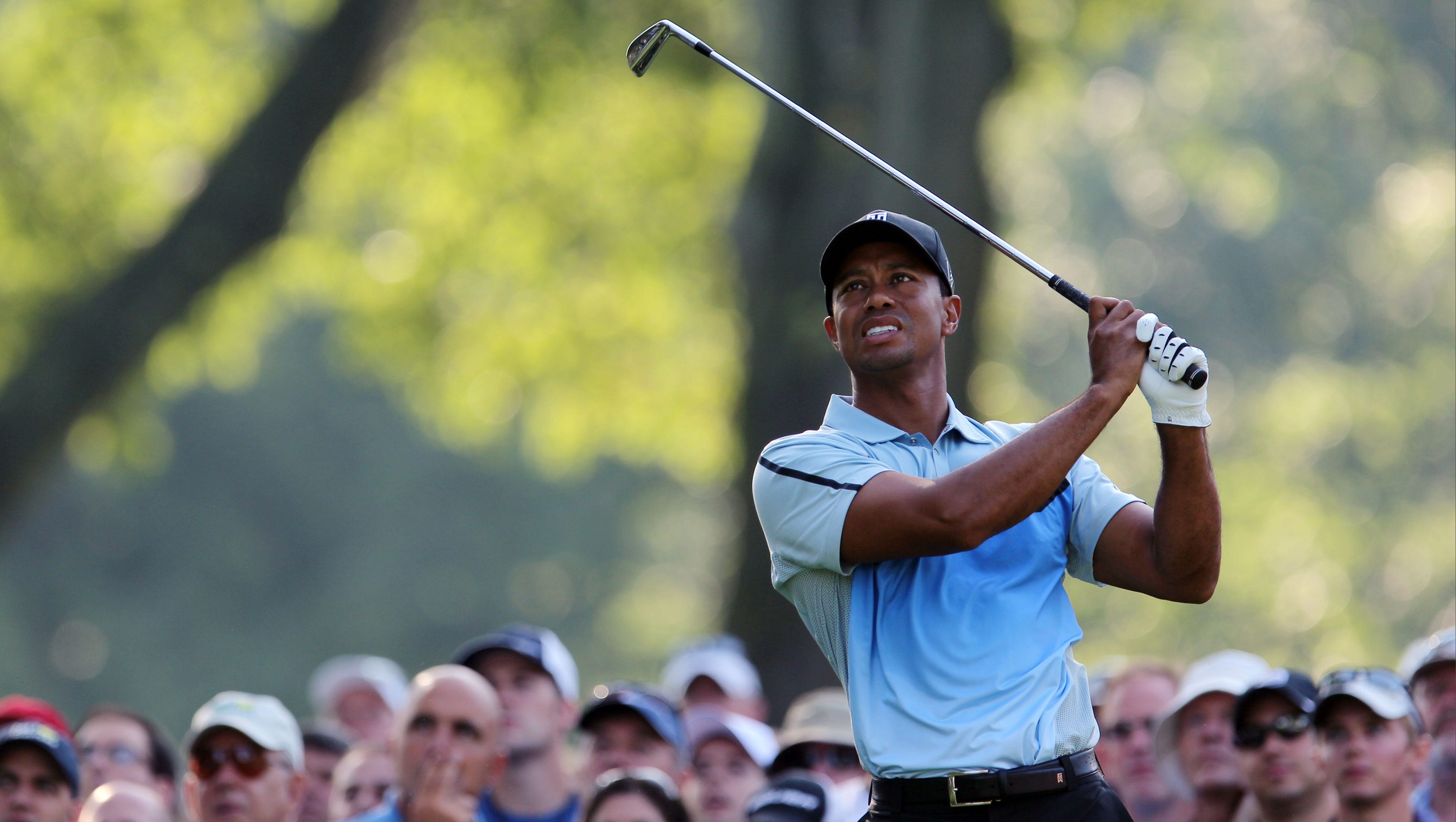 Tiger closes with double bogey to finish at 1-over 71