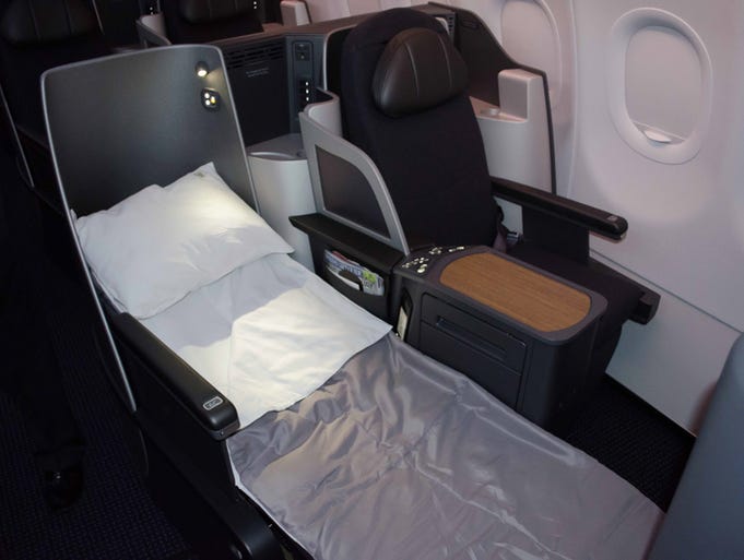 First look: American's new Airbus A321 Transcontinental