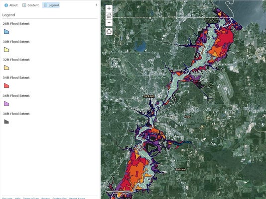 Jackson monitoring Pearl River flood stages