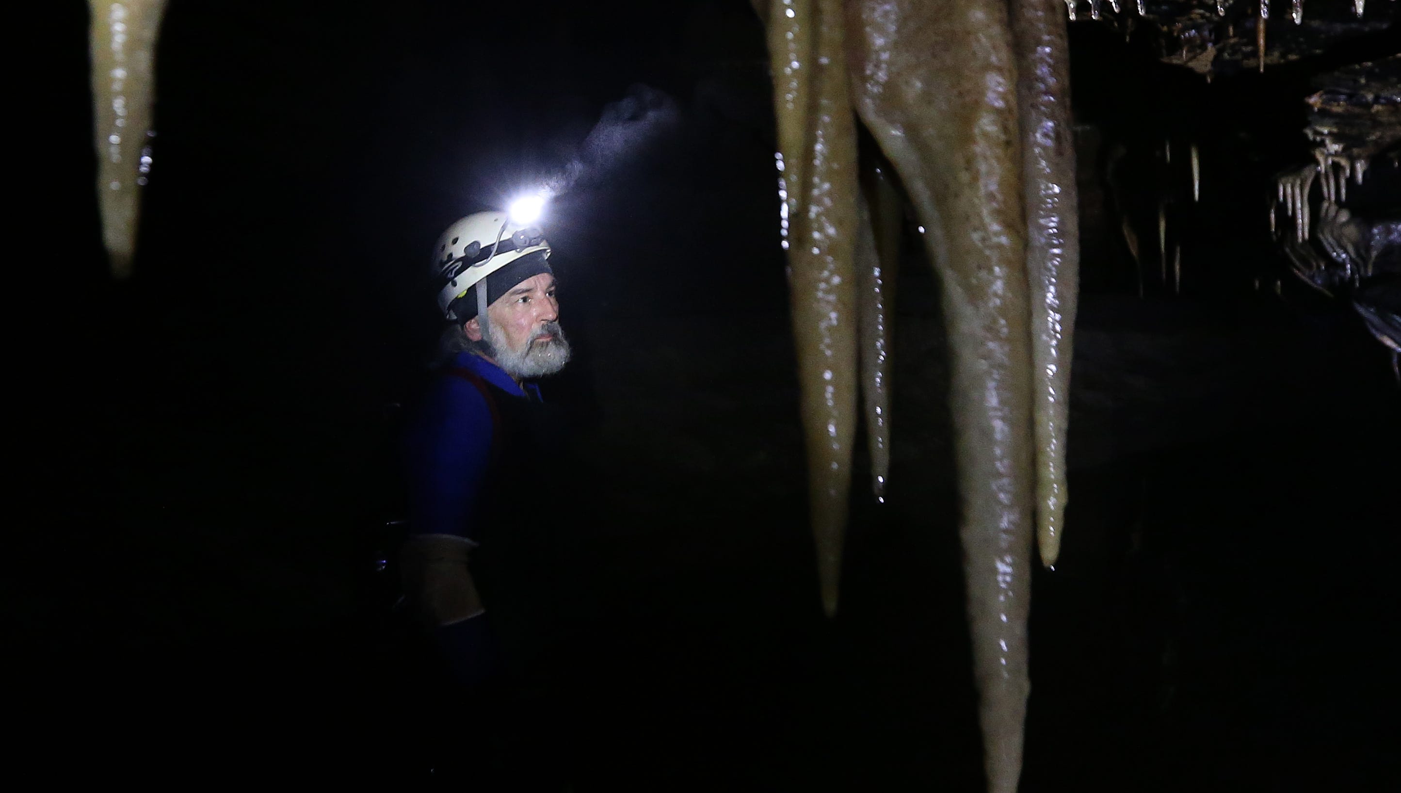 Spelunkers experience rare beauty of Coldwater Cave