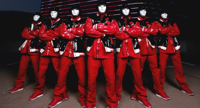 Jabbawockeez moves in masks