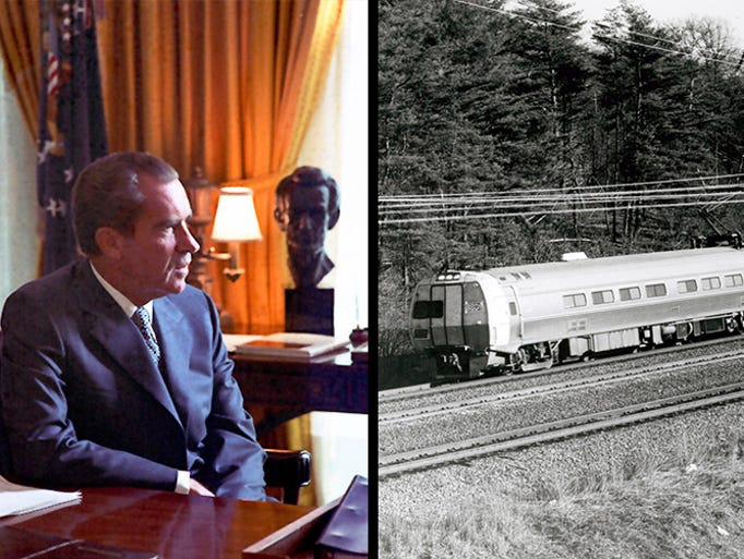 Presidential train travel through the years