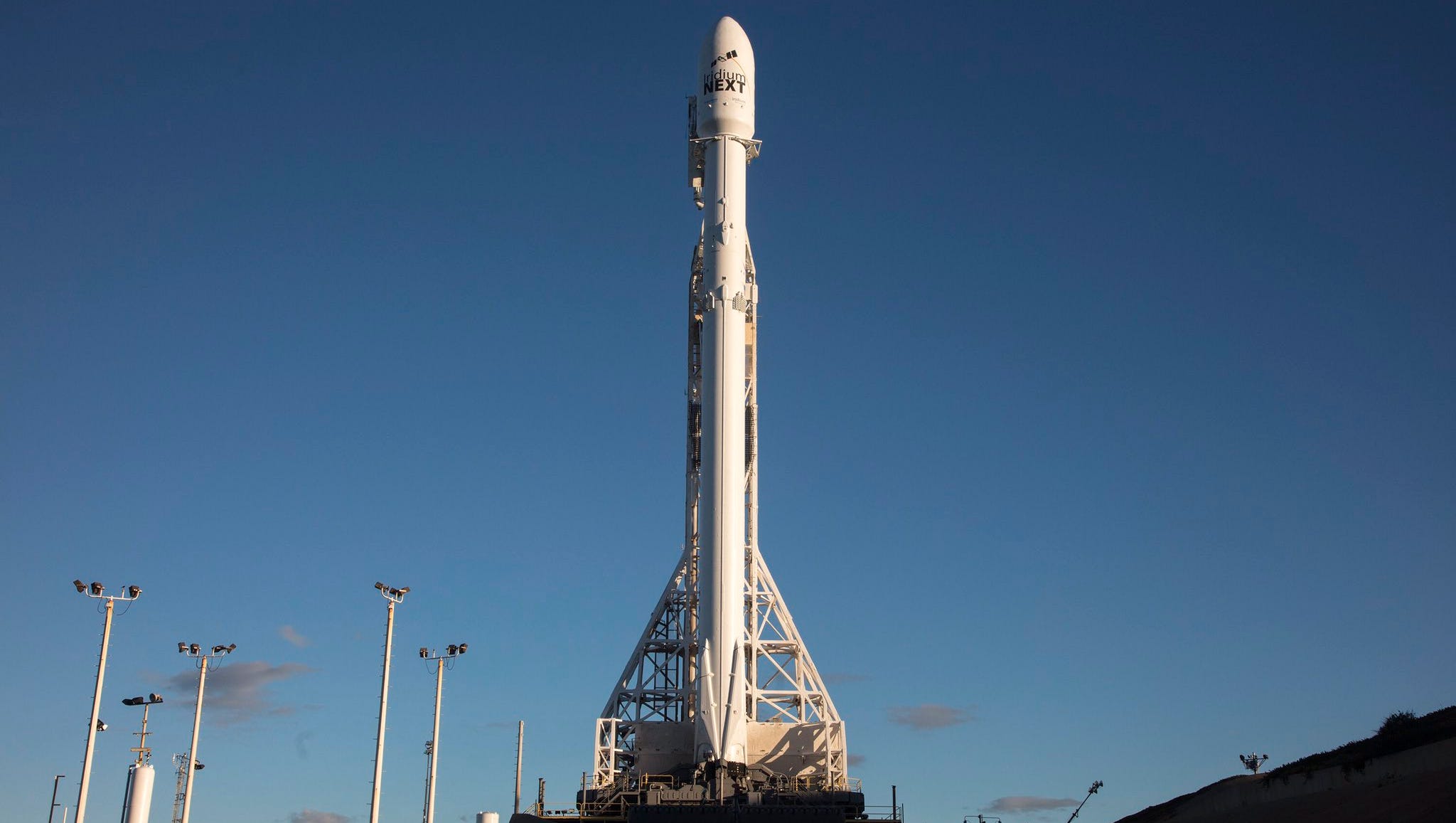 Spacex Falcon 9 Rocket Launches Lands In California