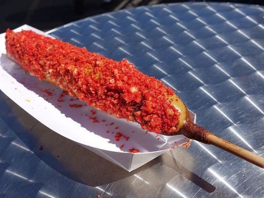 Montini: Trump is a Flamin’ Hot Cheetos corn dog