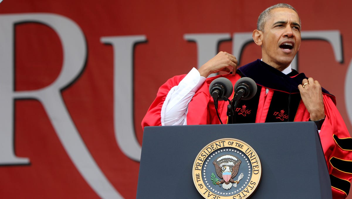 Rutgers 250th anniversary commencement features President Obama