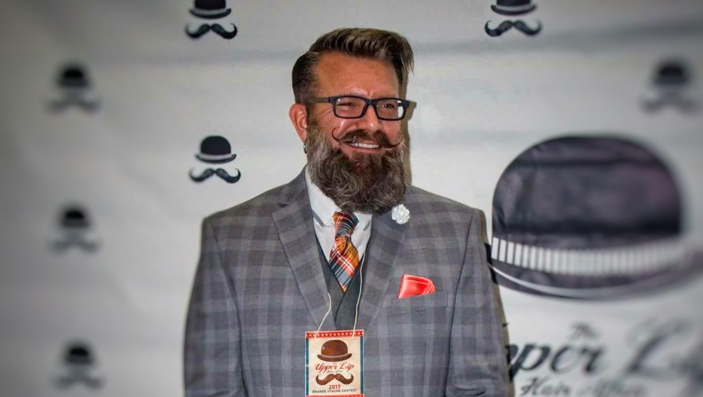Michigan man wins prize for best beard and mustache in the nation
