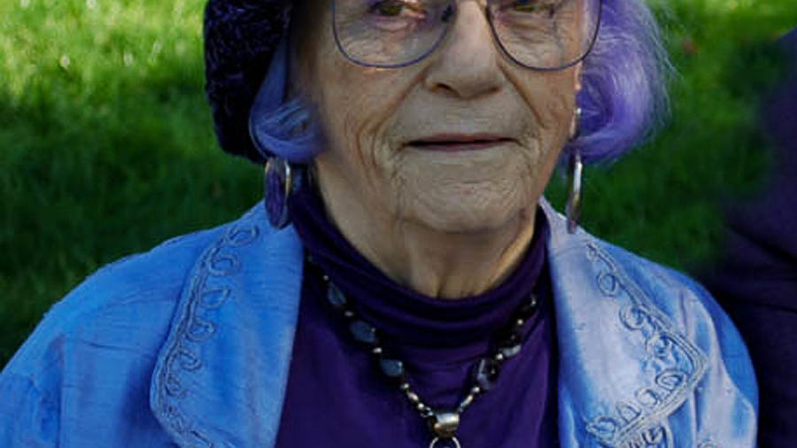 'The Purple Lady,' 86, was a champion for the environment