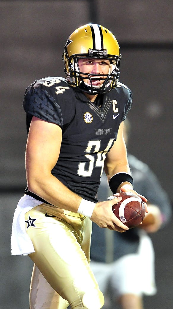 Vandy's East hopes father's advice leads to NFL career