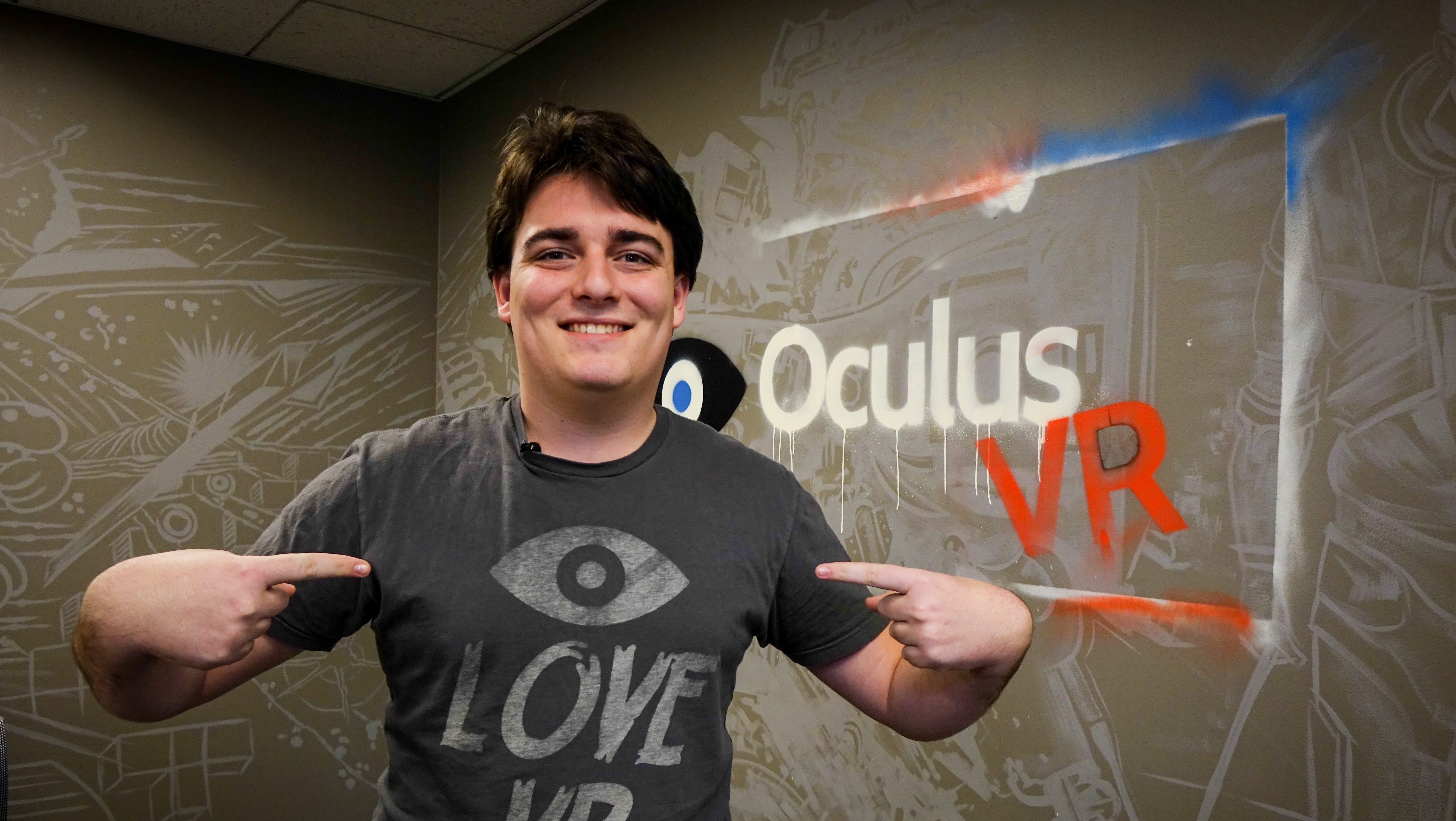 Palmer Luckey's virtual reality headset turns heads