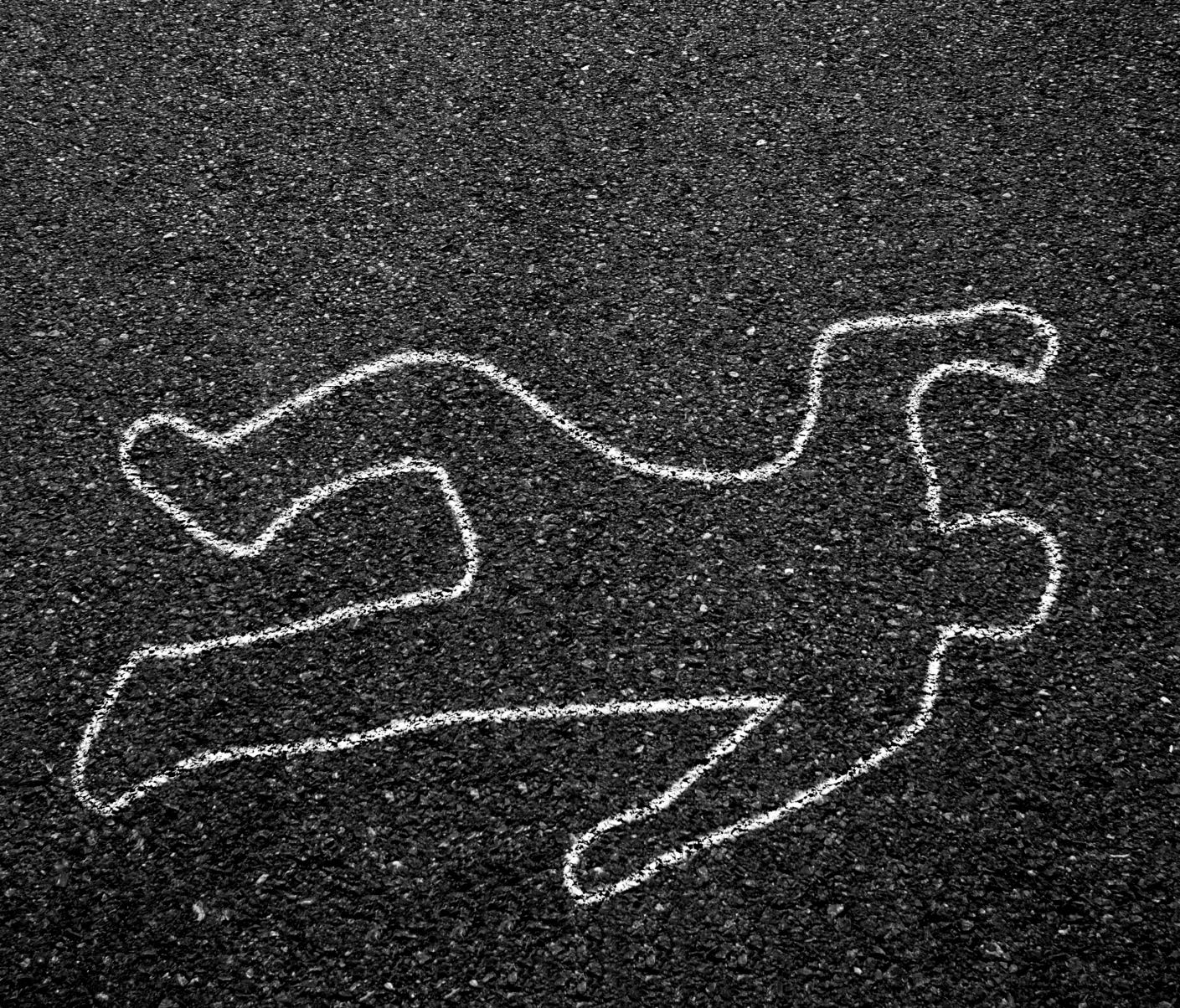Dead Body Outline Chalk