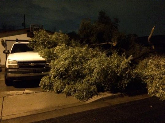 Severe monsoon storm damage reported in Mesa, Chandler, Phoenix, USA ...
