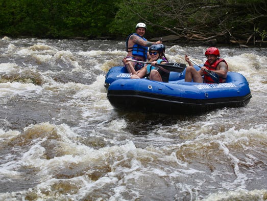 Whitewater rafting on Wisconsin's Wolf River is a wild thrill