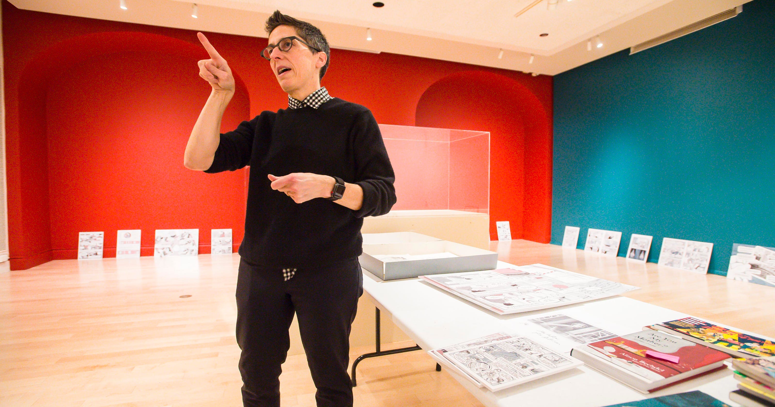 Fun Home creator Alison Bechdel's life now UVM museum exhibit