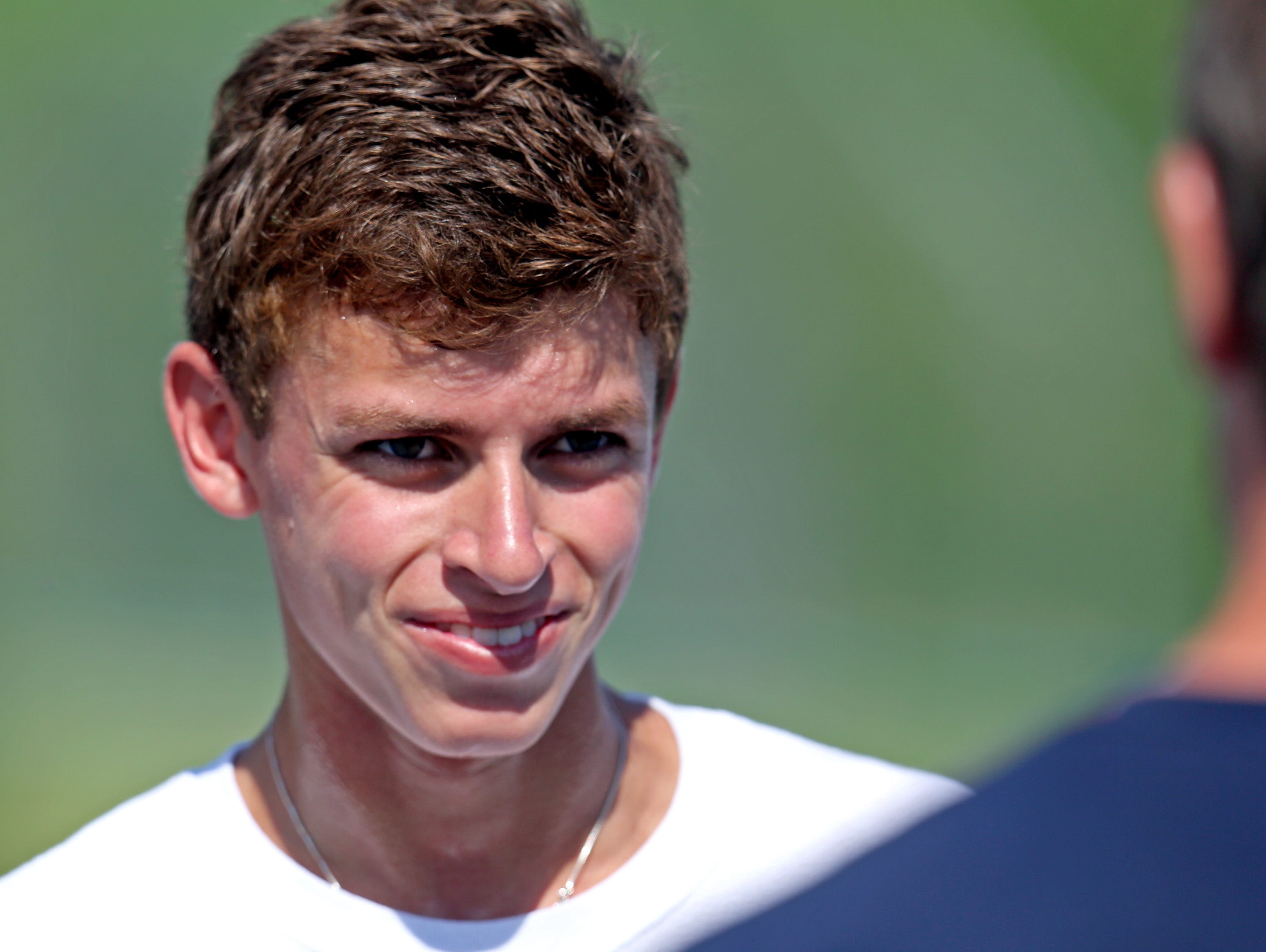 Asher Hirsch in line for historic tennis win | USA TODAY High School Sports