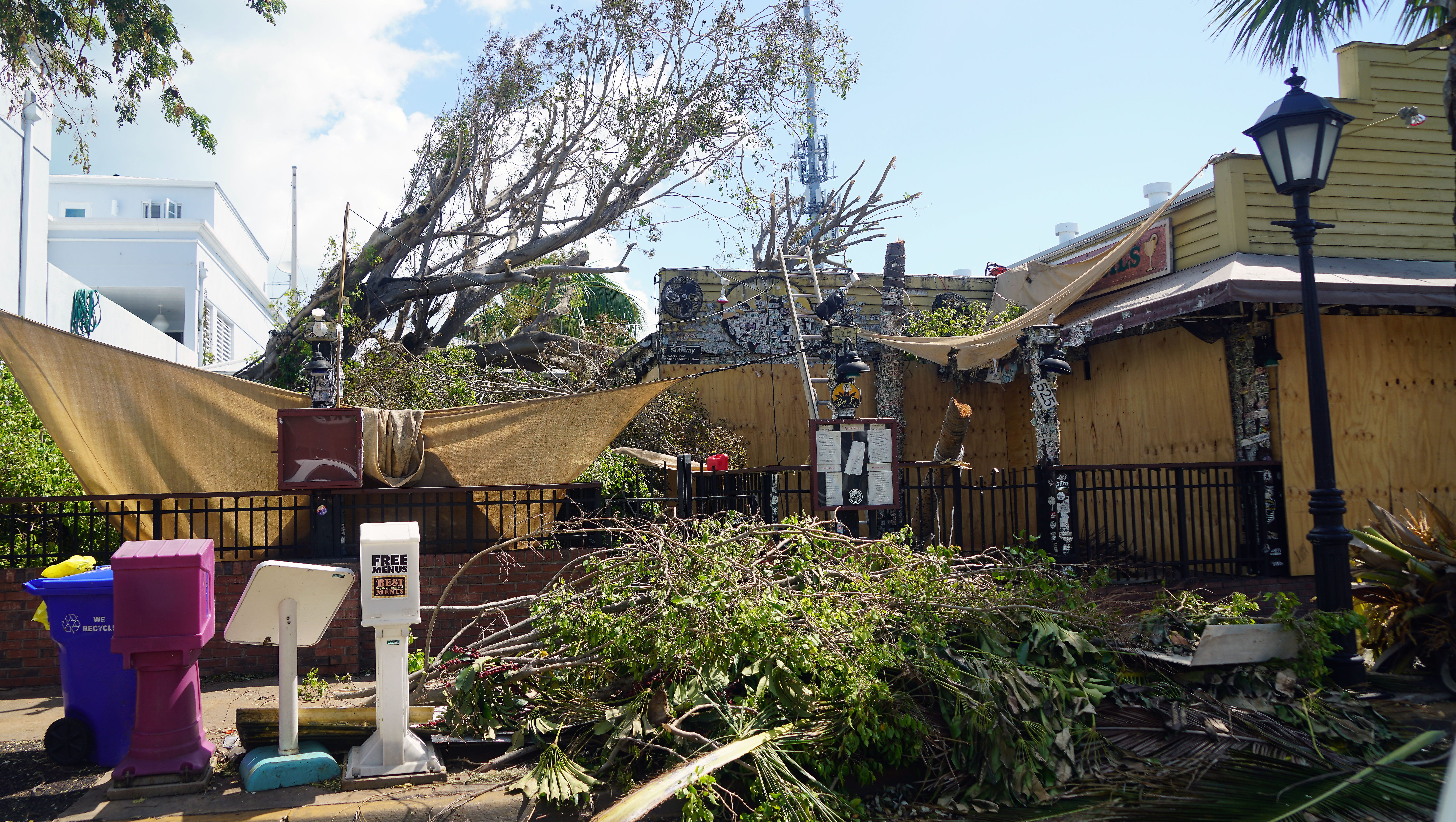 Damage heavy on Key West, but booze still flows