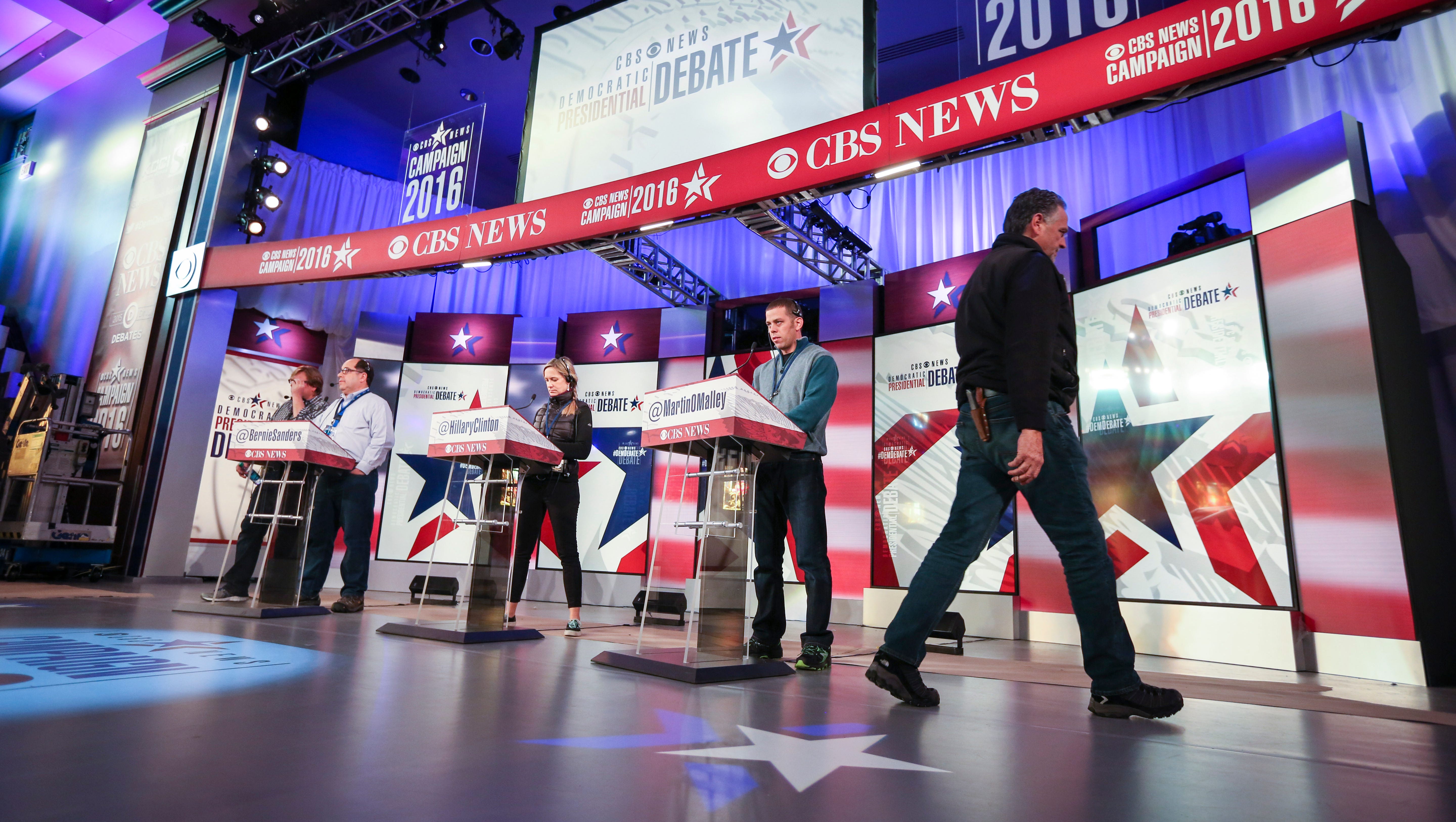 Debate's backstage crew preps for the big show