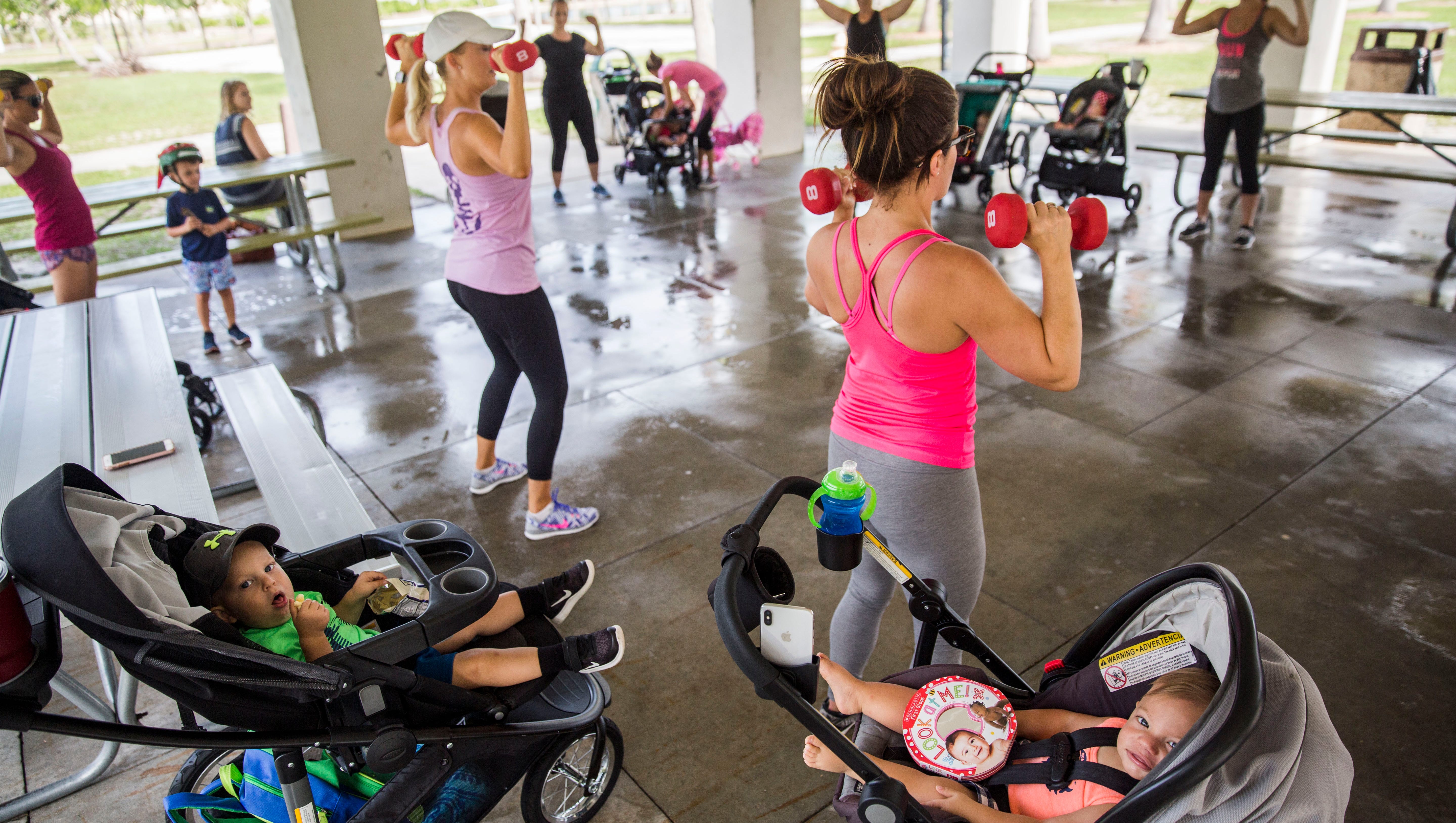 Naples Stroller Moms workout for free, find friendship along the way