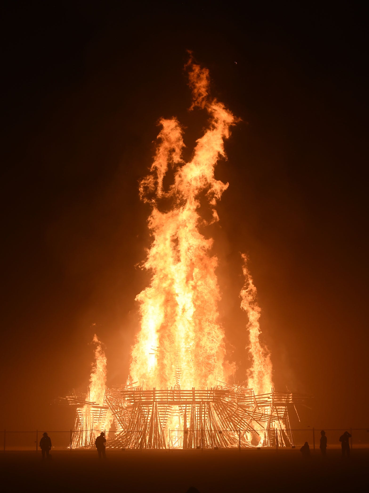 Burning Man ending ritual completed day after man dies in fire