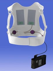 Defibrillator vest gives heart patient life-saving zap