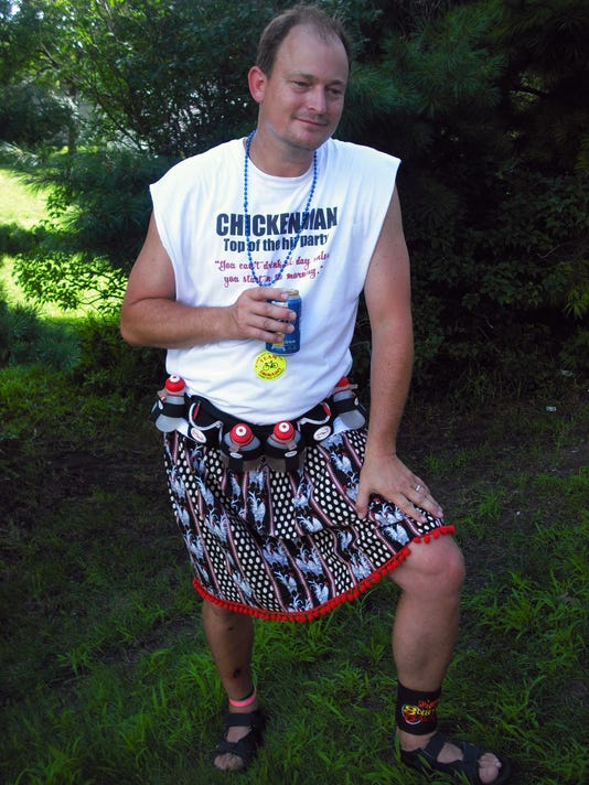 Pay no attention to the old antics of 'Chickenman.' What's the state ...