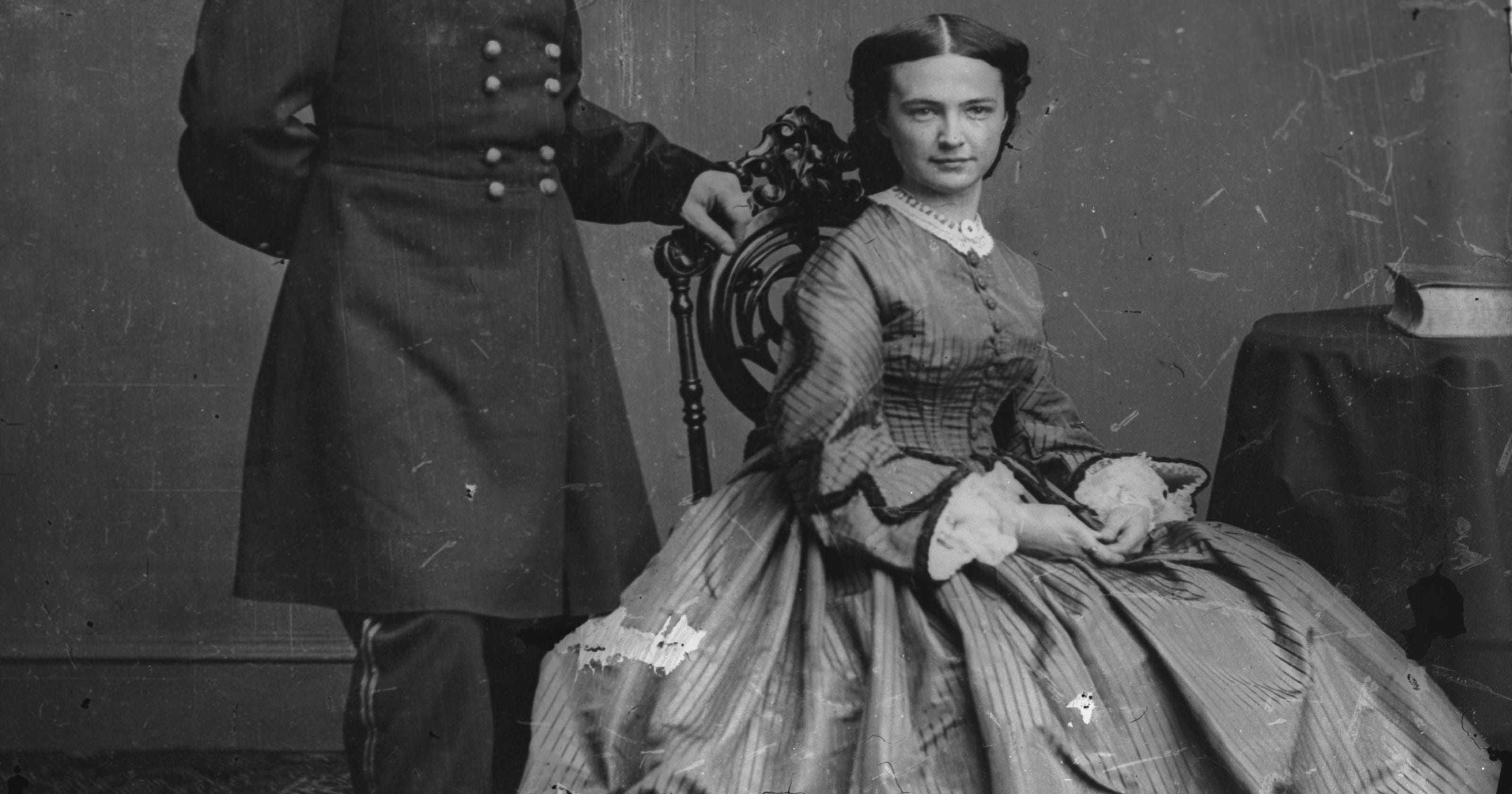 Mrs. Custer made the stand at Little Bighorn last