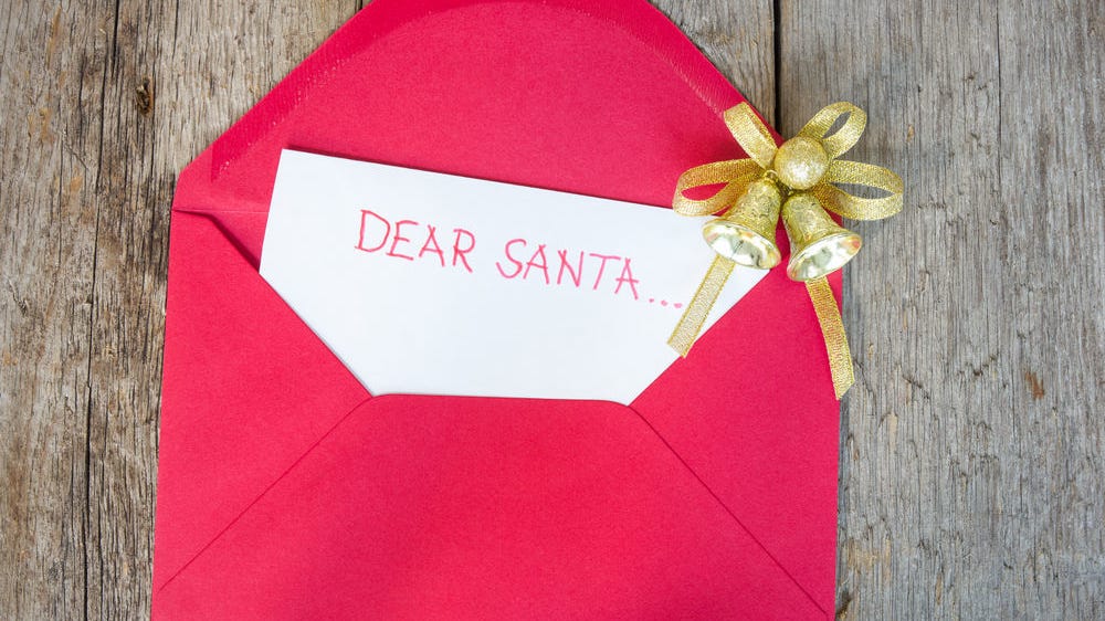 Adult letters to Santa