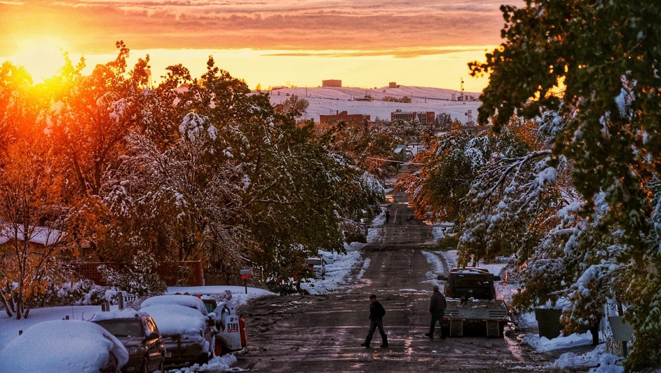 Montana buried with snow as record winter continues