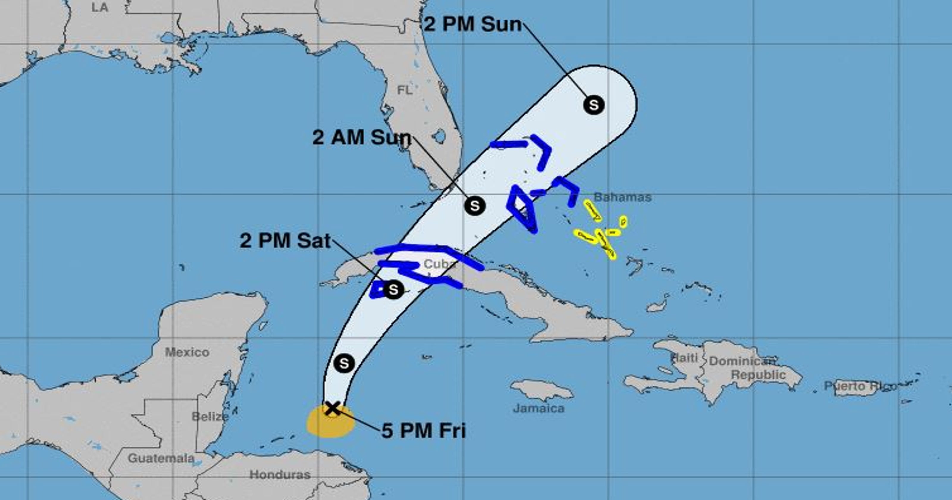Potential Tropical Cyclone 18 forms in the Caribbean; highly likely ...