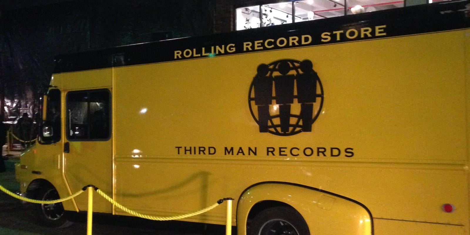 Jack White previews Third Man store at opening party