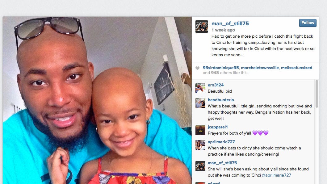 Daughter of local football star battling stage 4 cancer