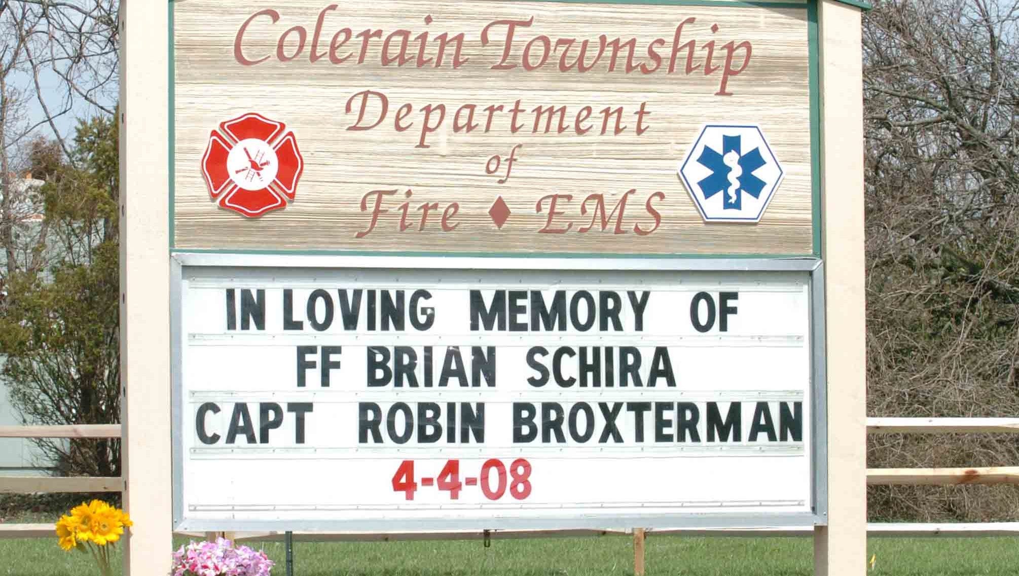 Fire tragedy: Colerain firefighter deaths remembered 10 years later