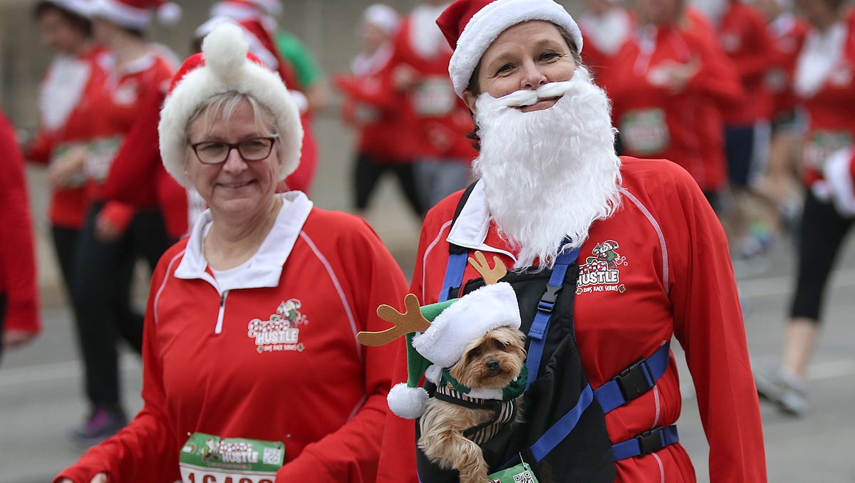 5th annual Santa Hustle Half Marathon and 5K