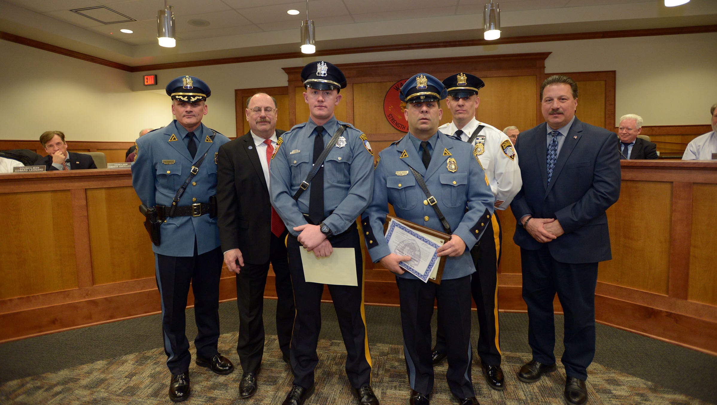 Wanaque honors 'hero cops' for saving woman, boys
