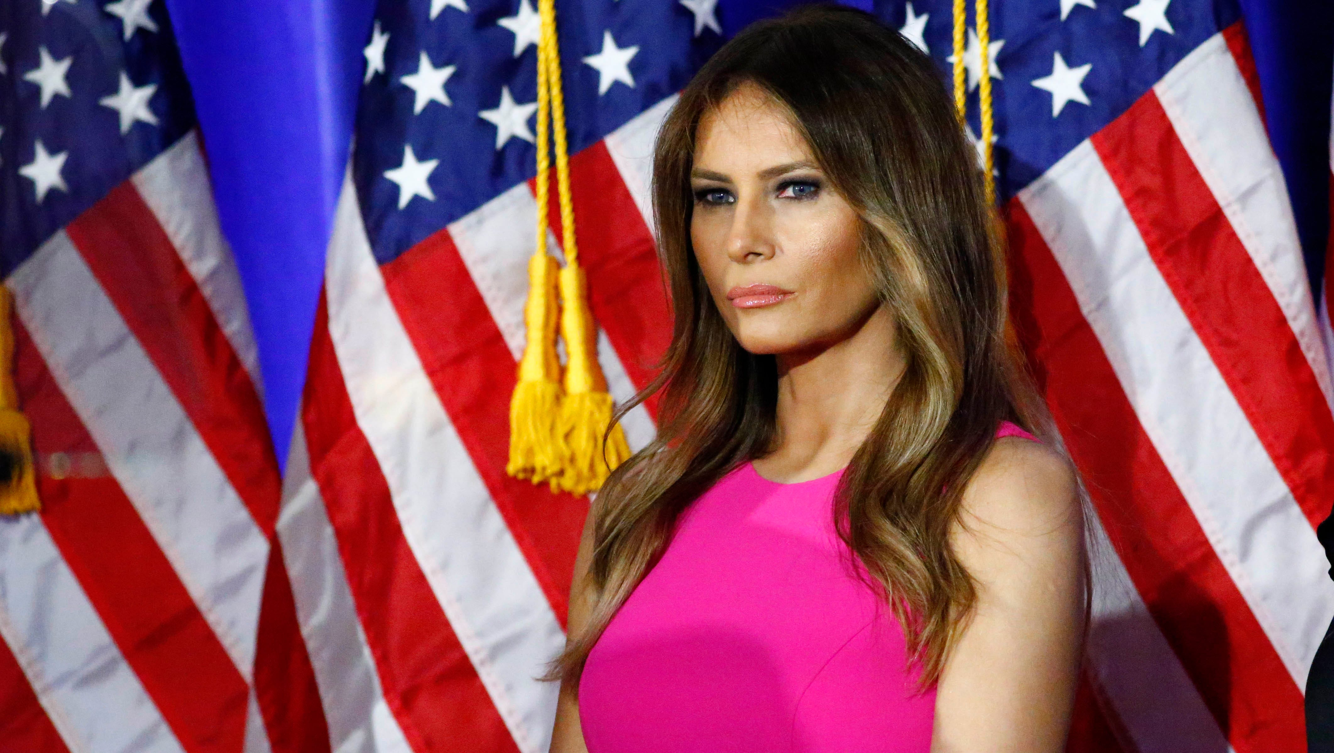 Melania Trump tries to quell immigration questions