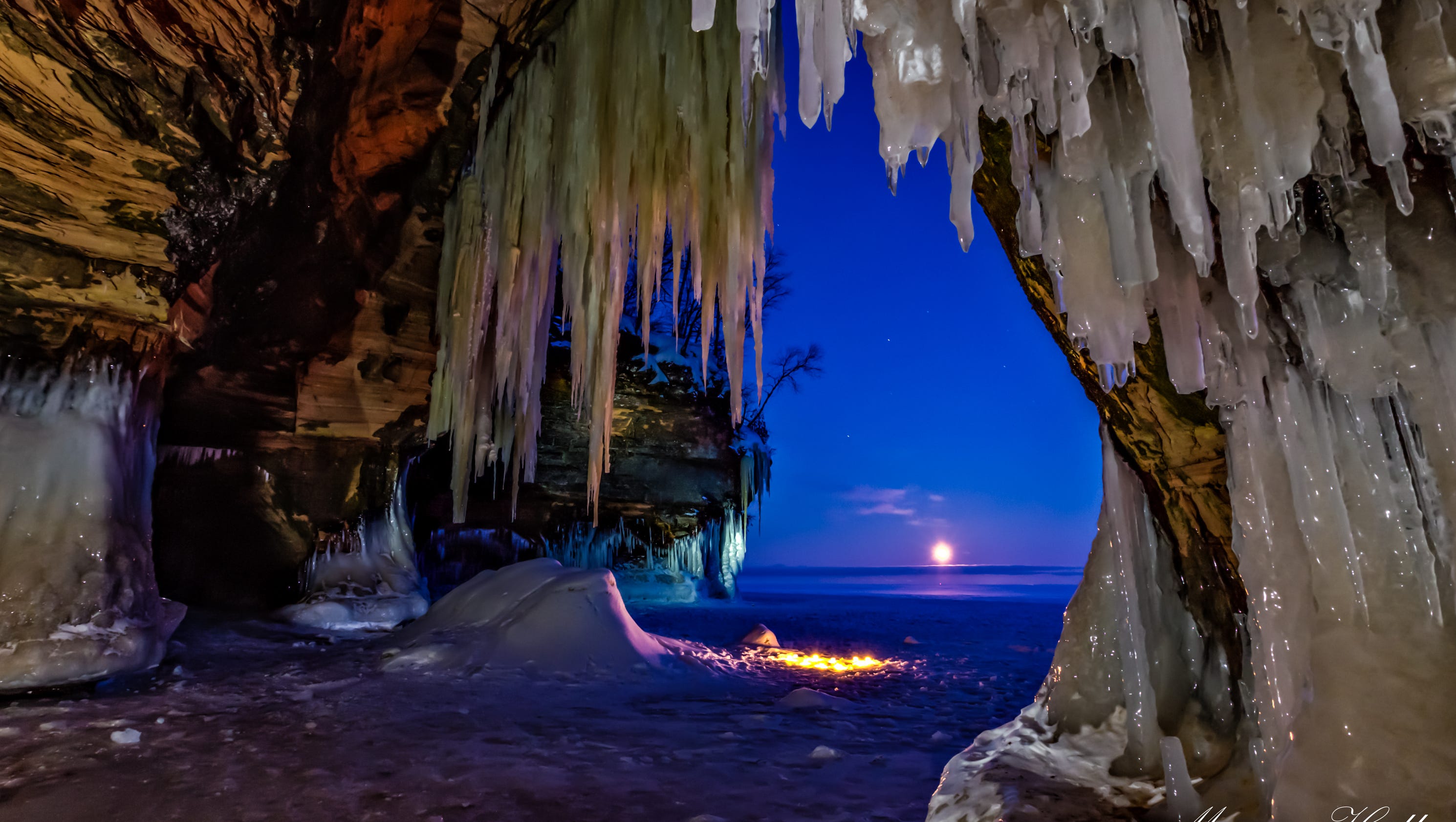 2014 ice caves at Apostle Islands National Lakeshore