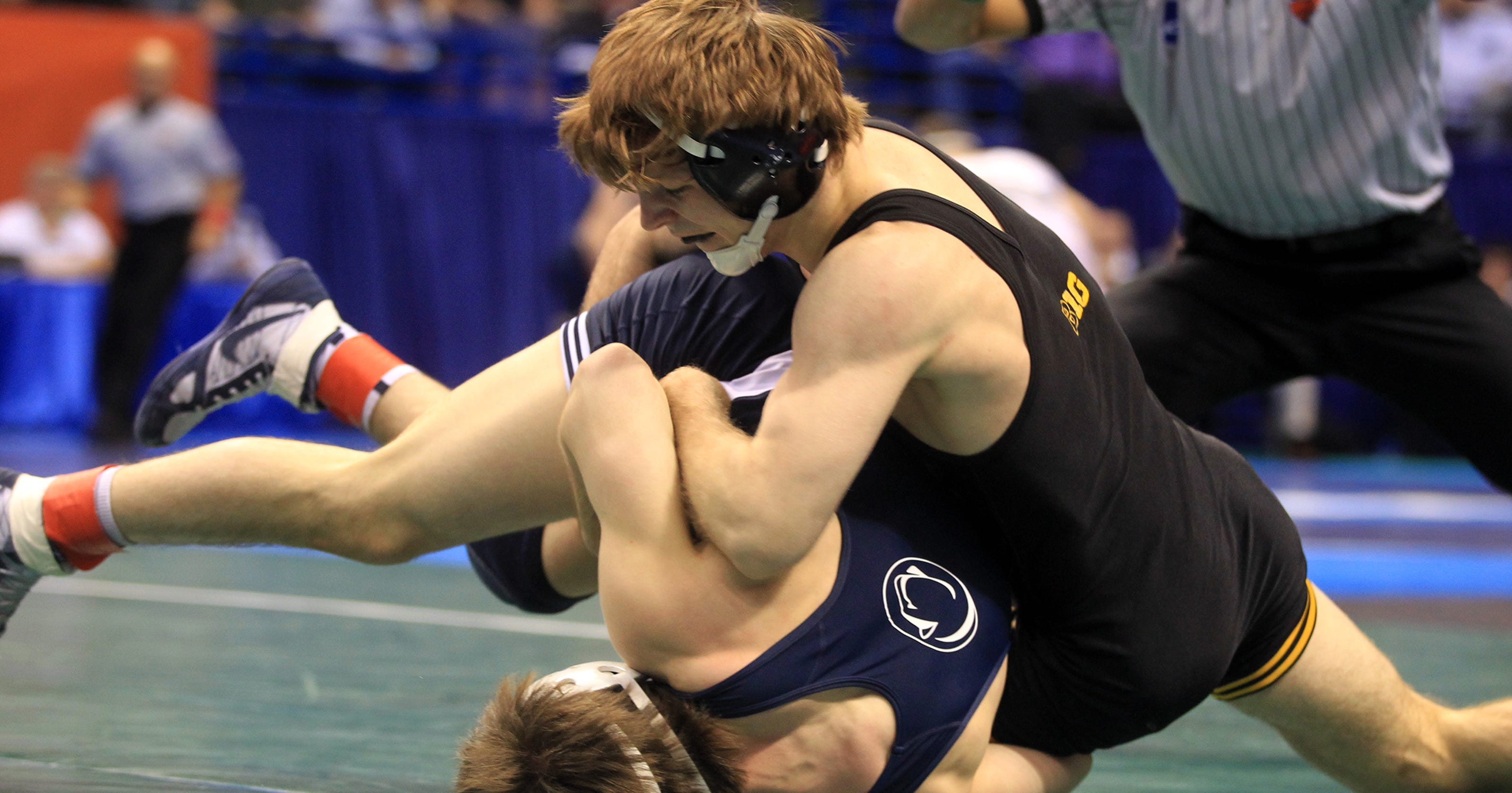 Cory Clark keeps Iowa's NCAA finalist streak alive