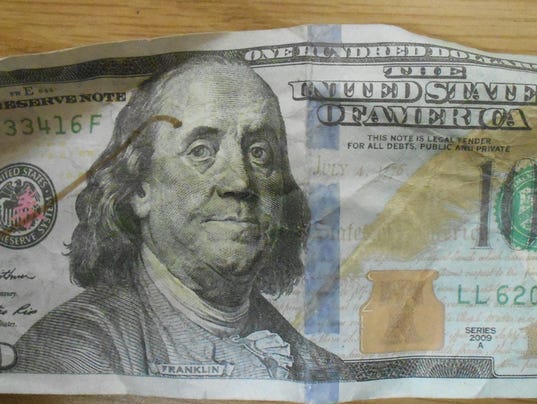 Counterfeit $100 bills reported in Tompkins County