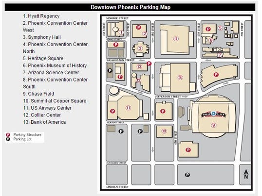 Getting to Chase Field for Opening Day