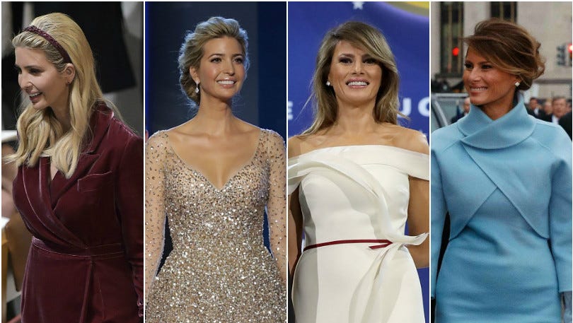 All of Melania and Ivanka's Inauguration outfits