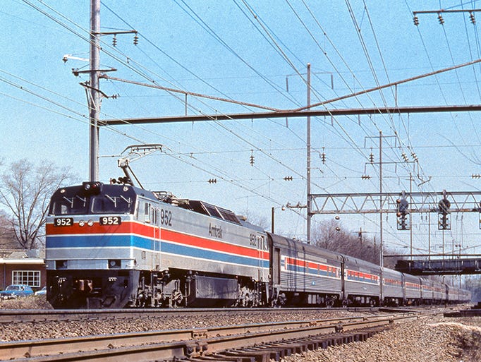 45 years of Amtrak locomotives