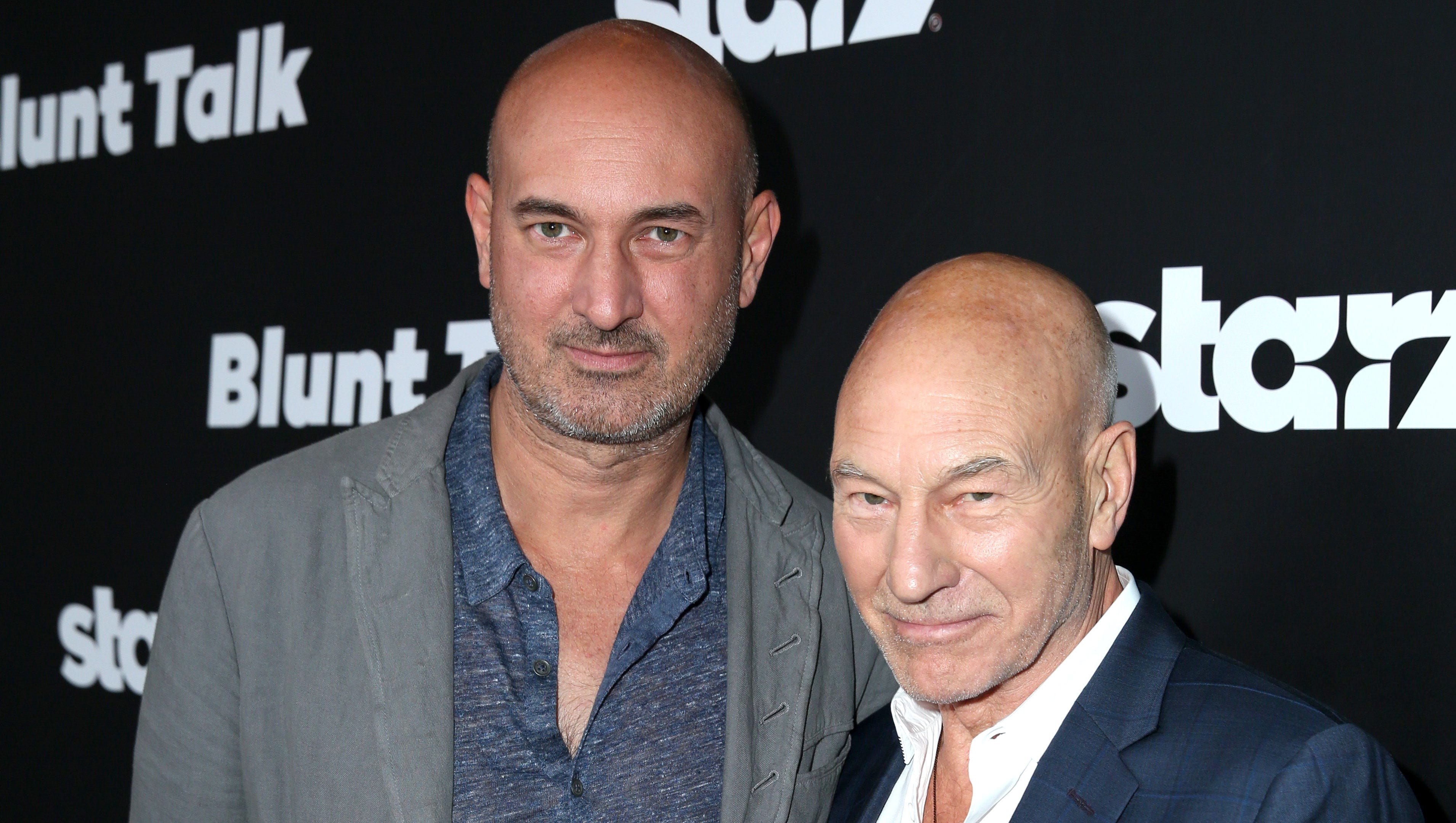 Patrick Stewart gets 'Blunt' with his son