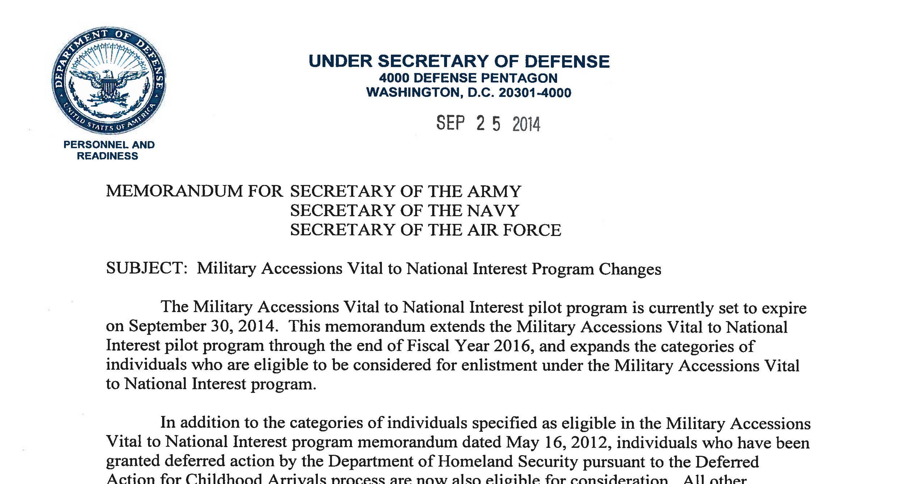 Military program will benefit few of the undocumented