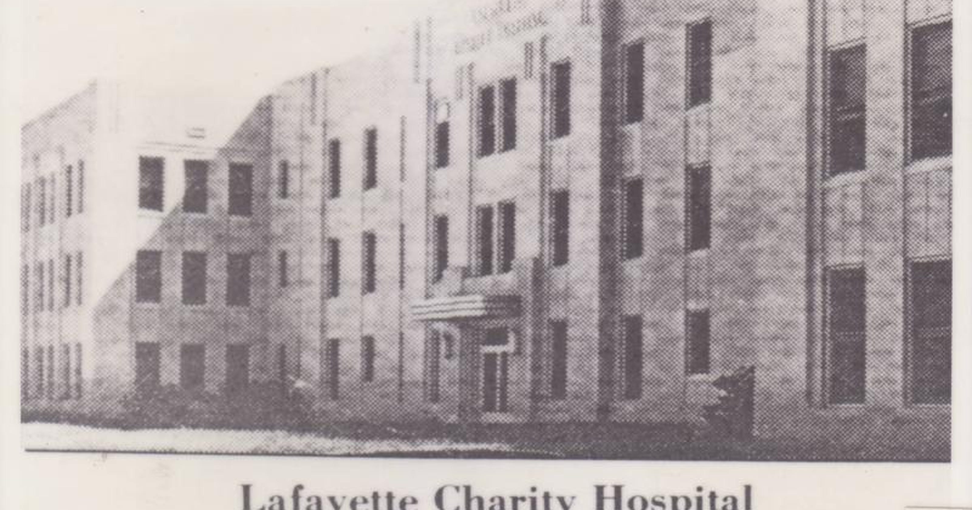 Acadiana History: Old Charity Hospital open in 1930s