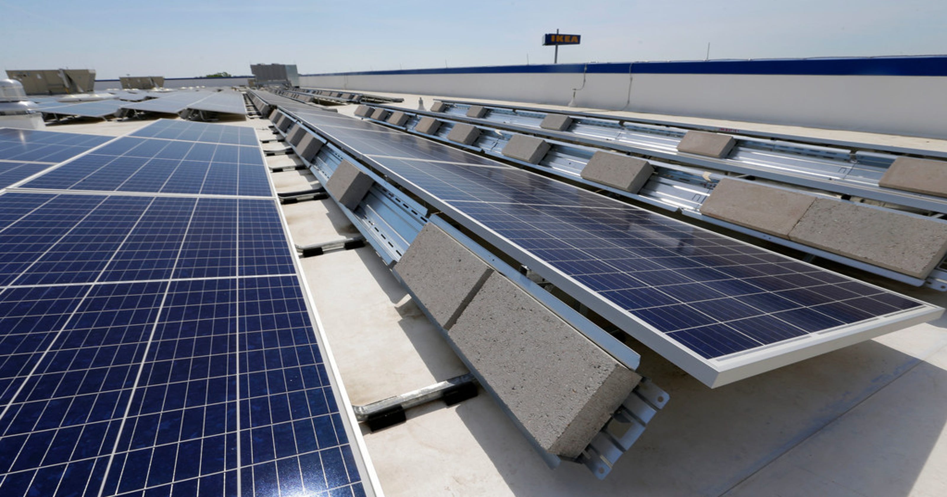 Ikea's new store in Oak Creek is partly powered by solar energy.