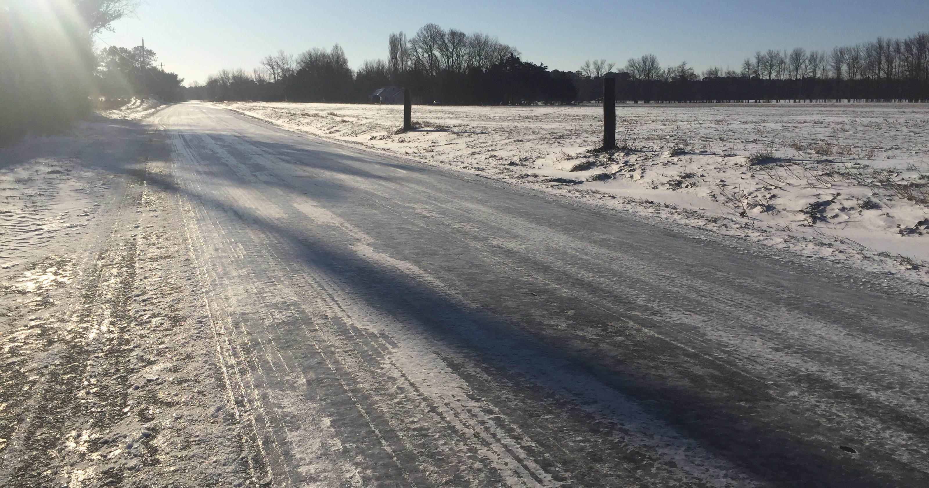 Snow, icy roads close Virginia Shore schools, again